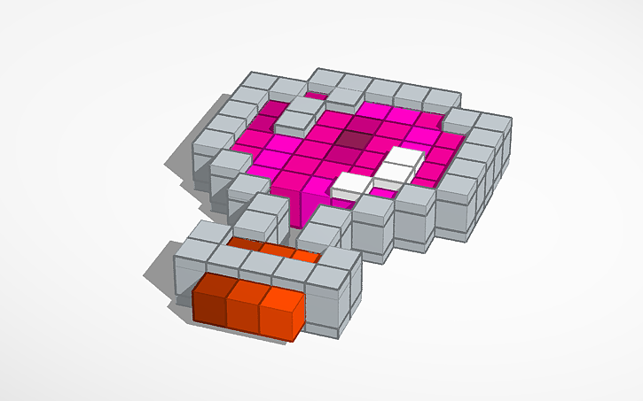 3D design minecraft potion - Tinkercad