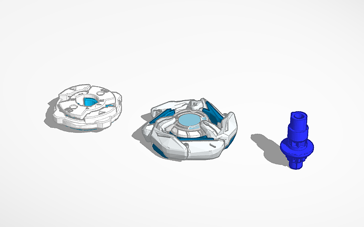 3D design Beyblade X Dran Dagger - Tinkercad