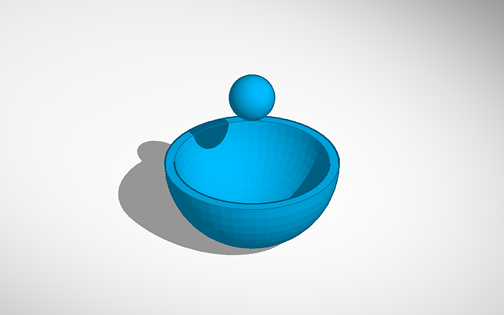 3D design Bowl - Tinkercad