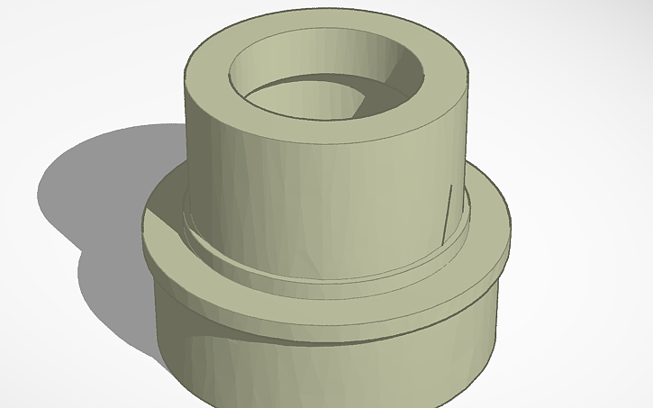 3D design Pipe Reducer 1 1/4" to 1 3/4" - Tinkercad