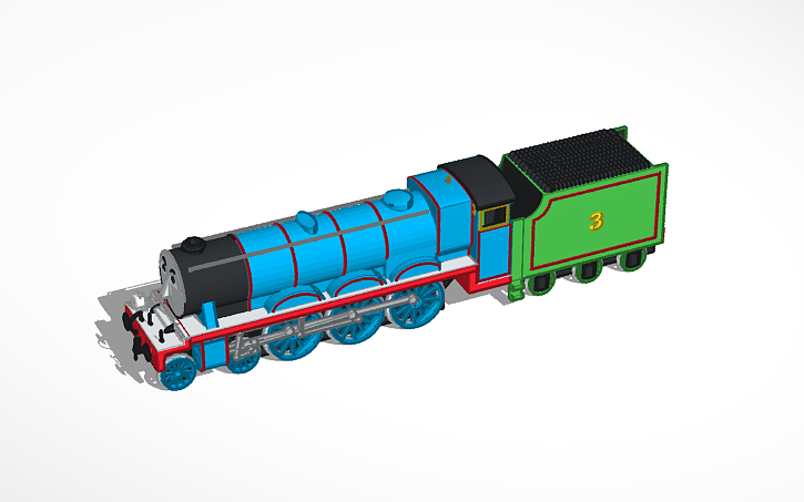 3D design Copy of Henry The Green Engine (blue paint) - Tinkercad