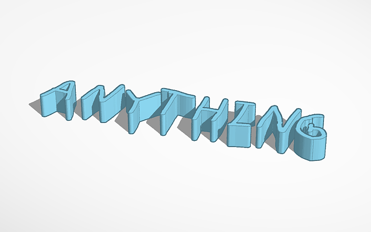 3D design anything challenge - Tinkercad