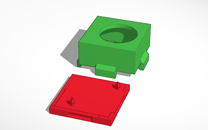 3D design MaxBotix Ultrasonic Sensor Mount - Tinkercad