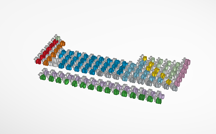 3D design 3d Periodic Table - Tinkercad