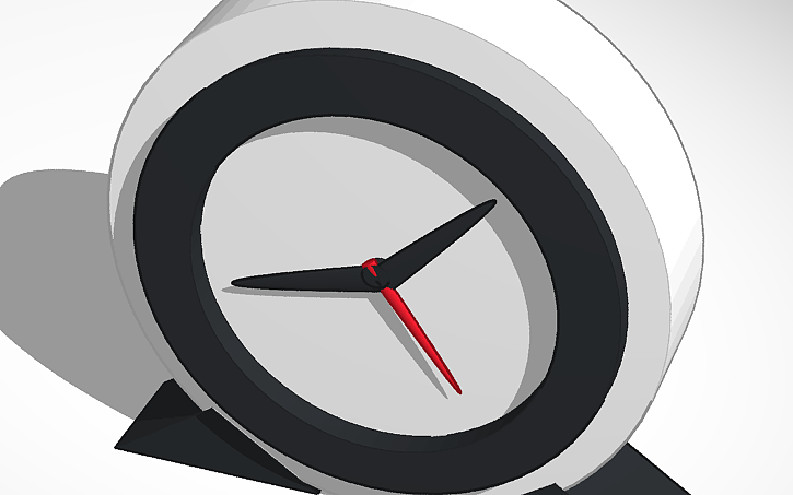 3D design Clock - Tinkercad
