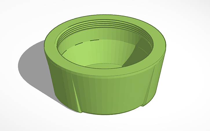 3D design Summitar 5cm 1:2 End Cap v2.2 screw on - Tinkercad