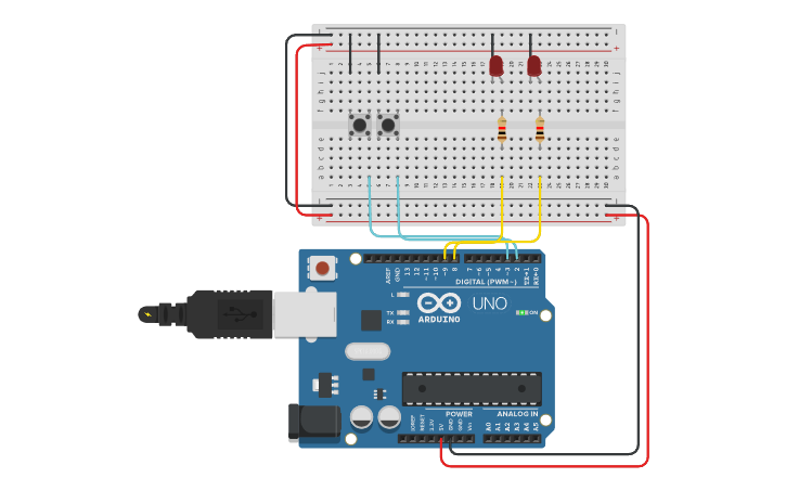 Circuit design Ex5.2 - Tinkercad