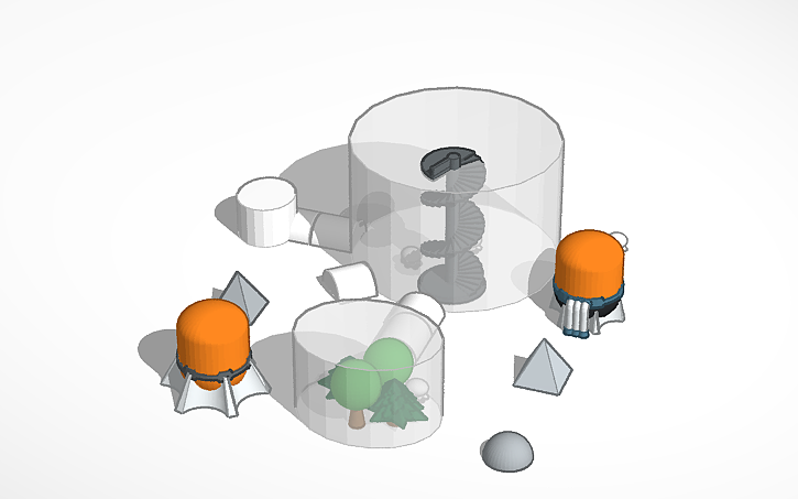 3D design The Moon Shield - Tinkercad
