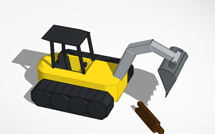 3D design Excavator - Tinkercad