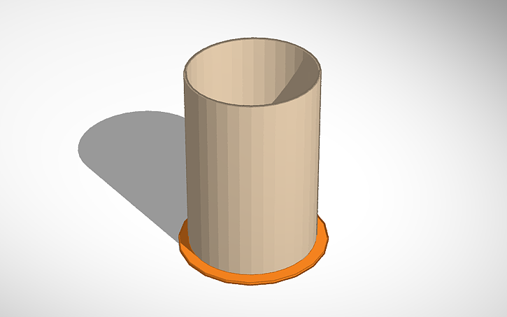 3D design Dice Cup - Tinkercad