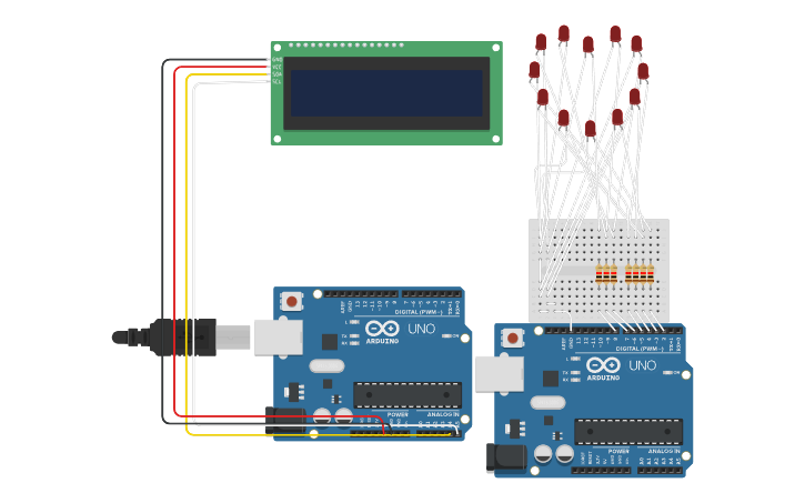 Circuit design Fathers Day Arduino LCD - Tinkercad