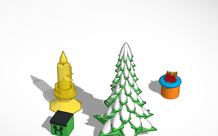 3D design Candle designs - Tinkercad