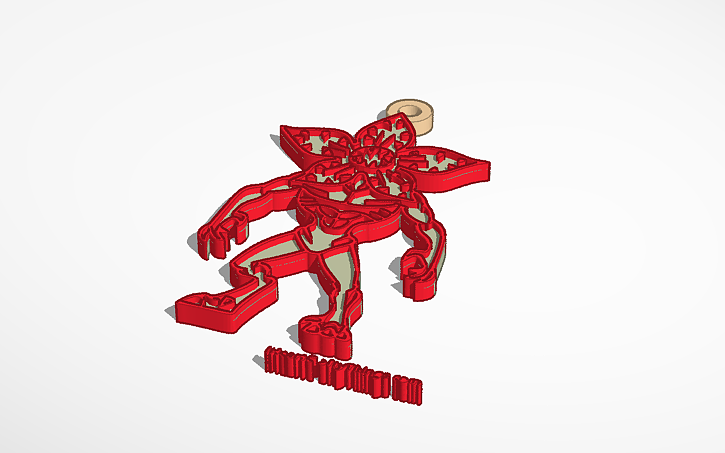 3D design stranger things - Tinkercad
