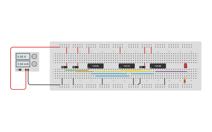 Circuit design POS - Tinkercad