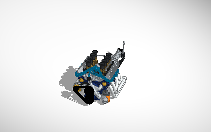3D design Ford 427ci Cobra V8 engine - Tinkercad