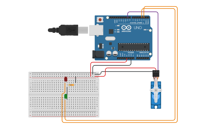 Circuit design Random degree - Tinkercad