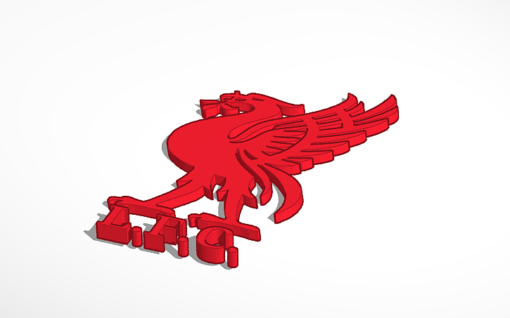 3D design Liverpool FC - Tinkercad
