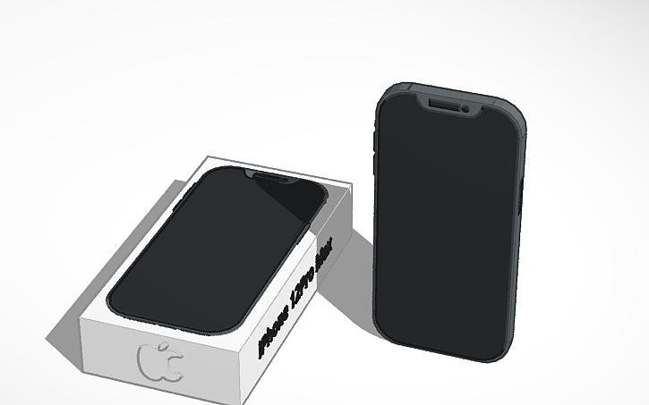 3D design iPhone 12 Pro Max - Tinkercad