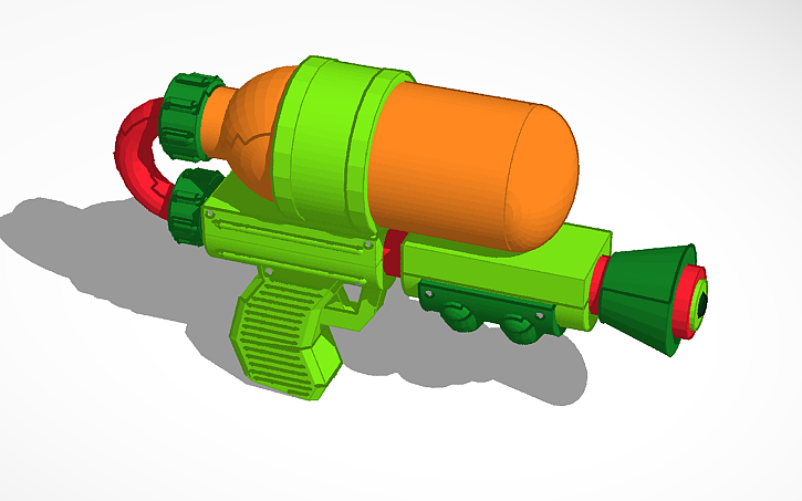 3D design 「 Splatoon 1 Splattershot 」 - Tinkercad