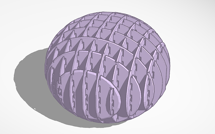3D design fidget ball - Tinkercad