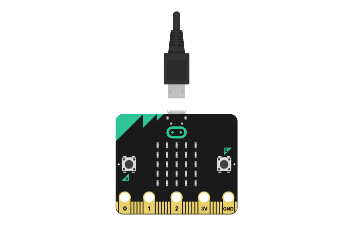 Circuit design Laser dash micro bit game - Tinkercad
