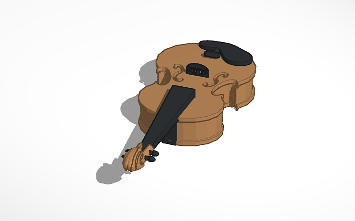 3D design Violin project - Tinkercad