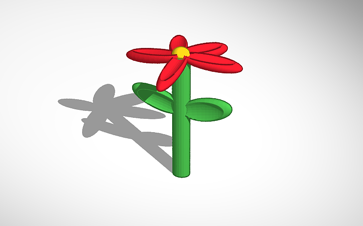 3D design Flower - Tinkercad