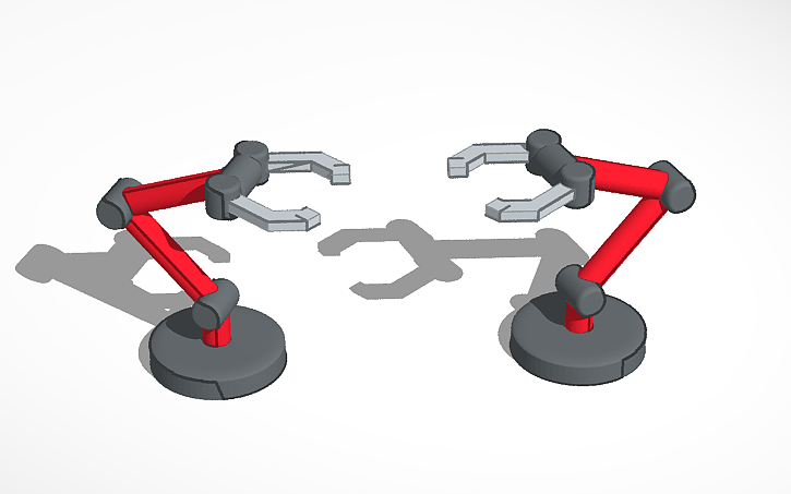 3D design 3d robotic arm - Tinkercad