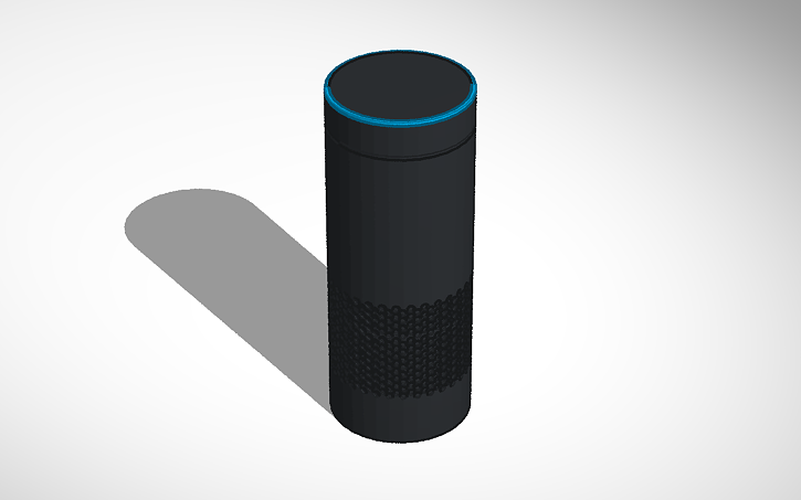 3d Design Amazon Echo Tinkercad