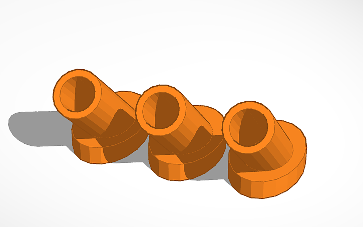 3D design Camping chair leg supports - Tinkercad