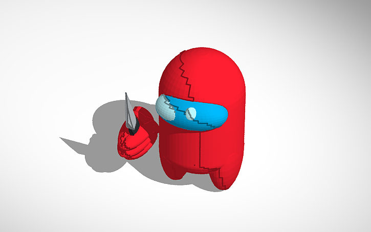 3D design Among Us - Tinkercad