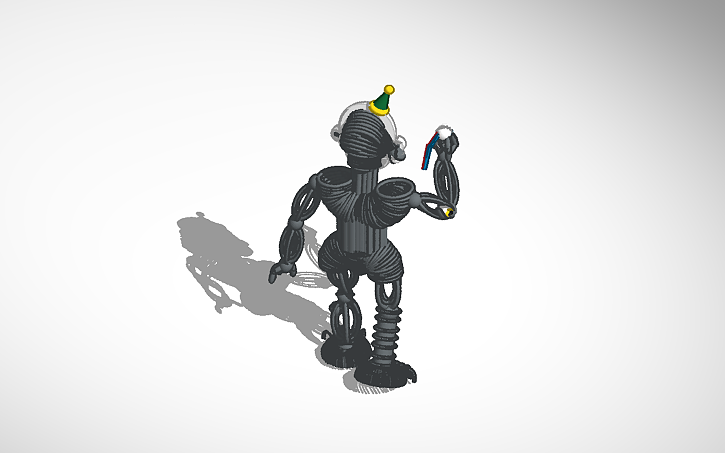 3D design ennard animatronic - Tinkercad