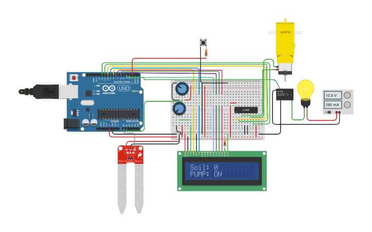 Circuit design Embedded-Project - Tinkercad