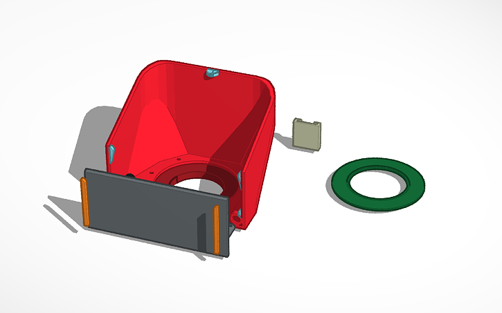 3D design v2.1 beta Телесуфлер (Teleprompter) для Youtube - Tinkercad