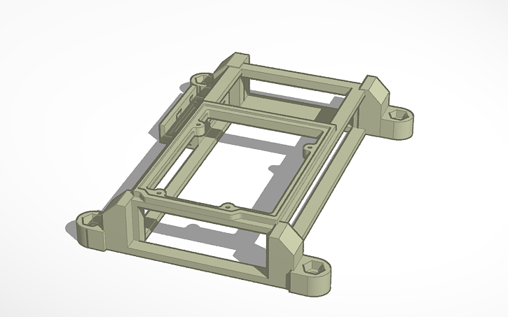 3D design Arduino_Uno_r3_and_USB_Hub_holder - Tinkercad