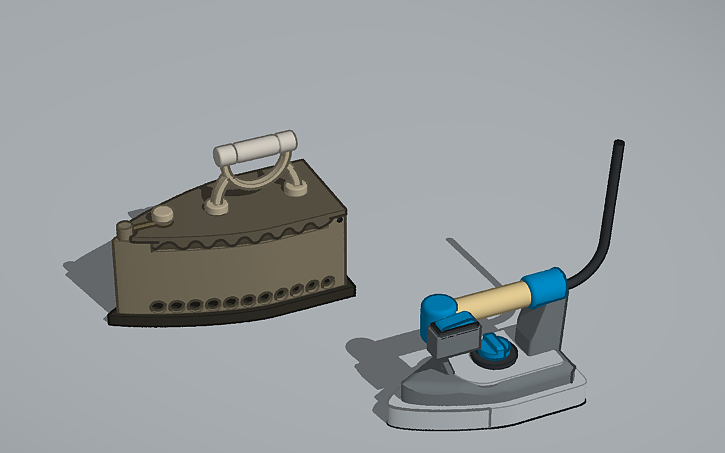 3D design Classic irons - Tinkercad