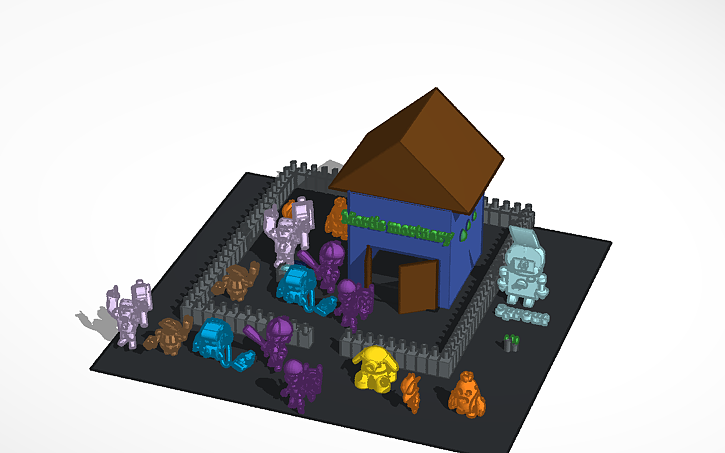 3D design MORTIS MORTUARY - Tinkercad