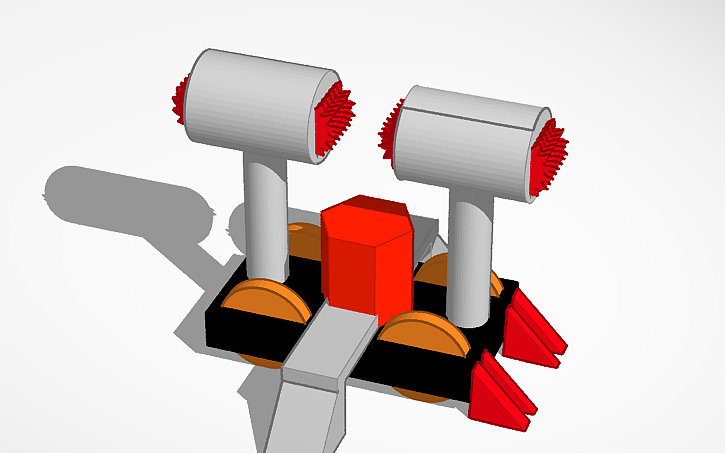 3D design Improved Hammer Bot - Tinkercad