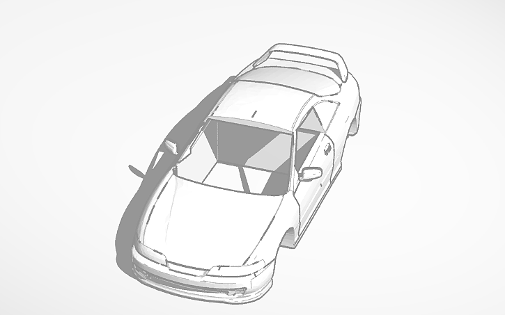 3D design Honda Integra Type R Body - Tinkercad