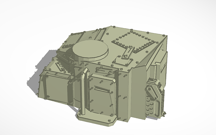 3D design Ork Trukk Cabin - Tinkercad