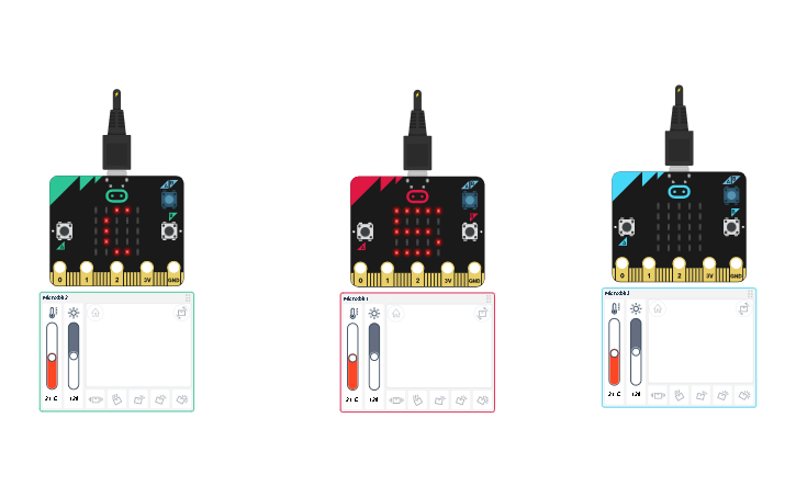 Circuit design Microbit - Tinkercad