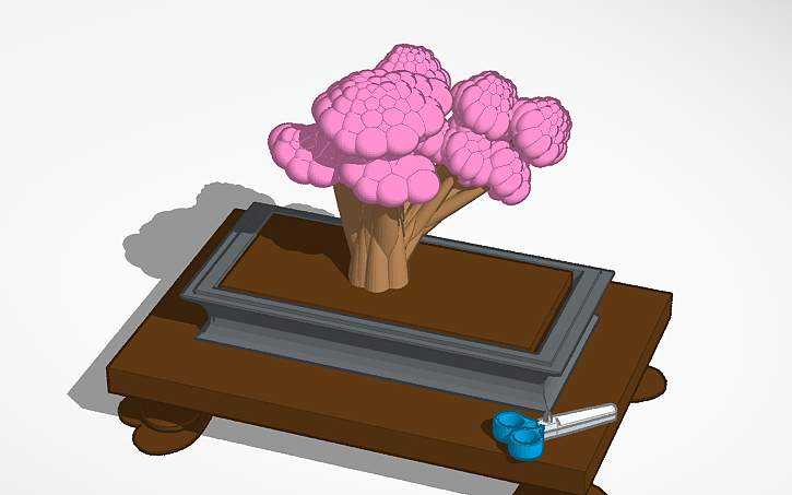 3D design Mini Sakura tree - Tinkercad