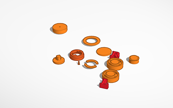 3D design Beyblade Reboot Base - Tinkercad