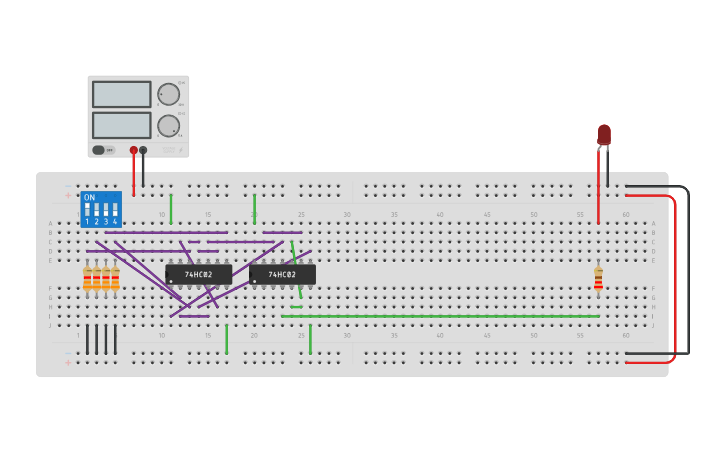 Circuit design Copy of Template - Tinkercad