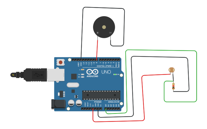 Circuit design piezo_kodellas - Tinkercad