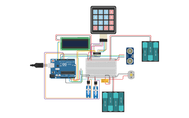 Circuit Design Components Connection Tinkercad