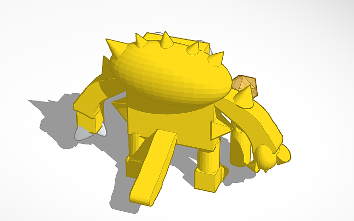 3D design Canine avatar - Tinkercad