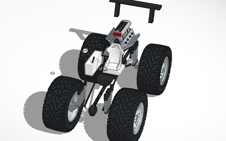 3D design Monster Truck - Tinkercad