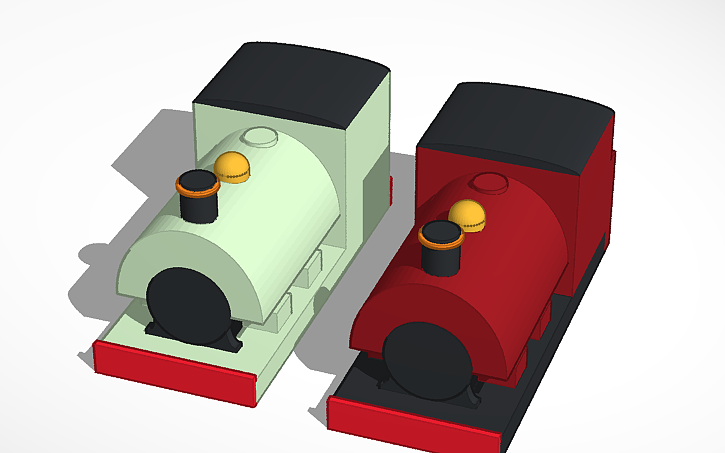 3D design TWR Peckett W4 - Tinkercad