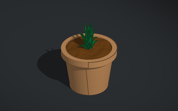 3D design Realistic Plant - Tinkercad